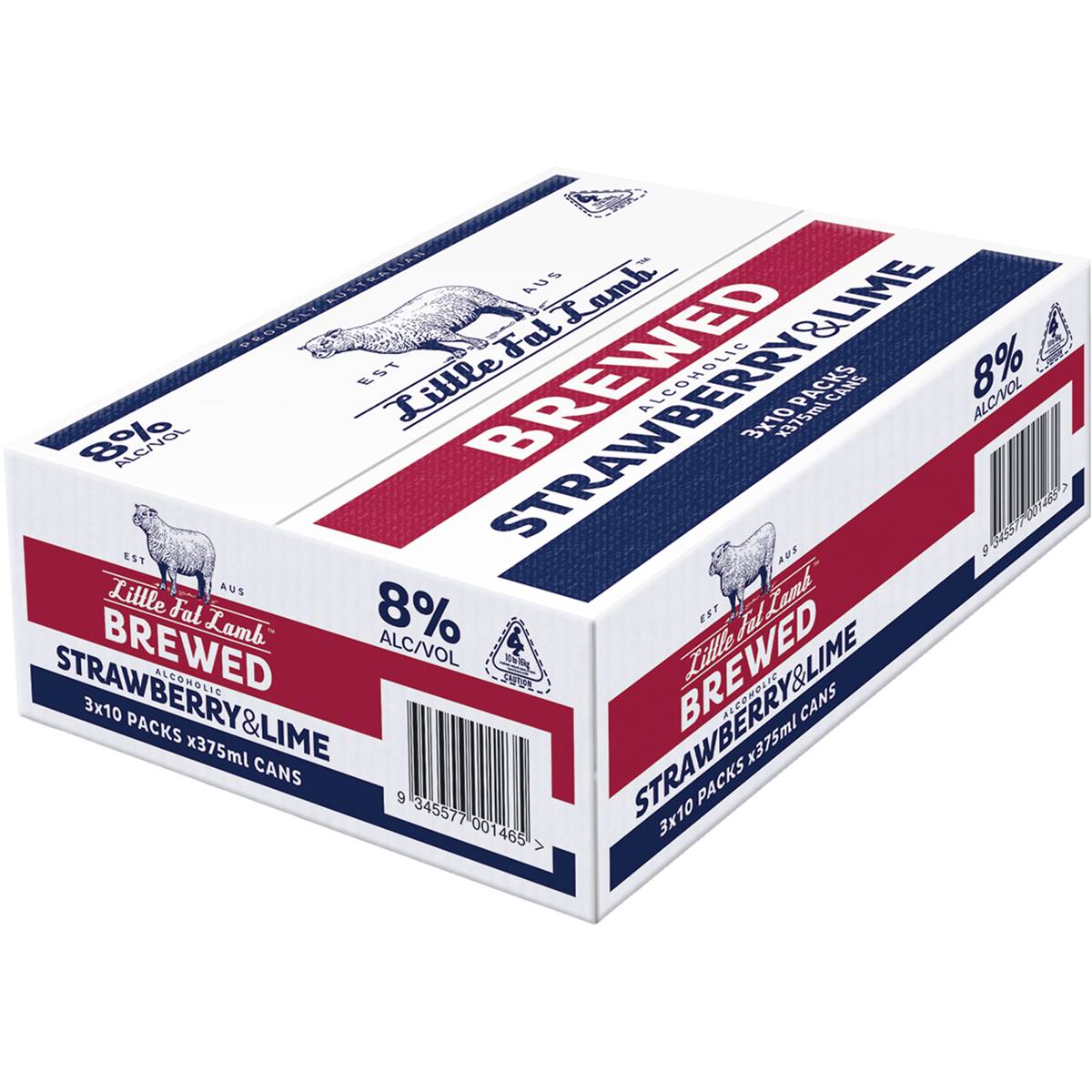 Little Fat Lamb Strawberry Lime Can 375ml | Woolworths