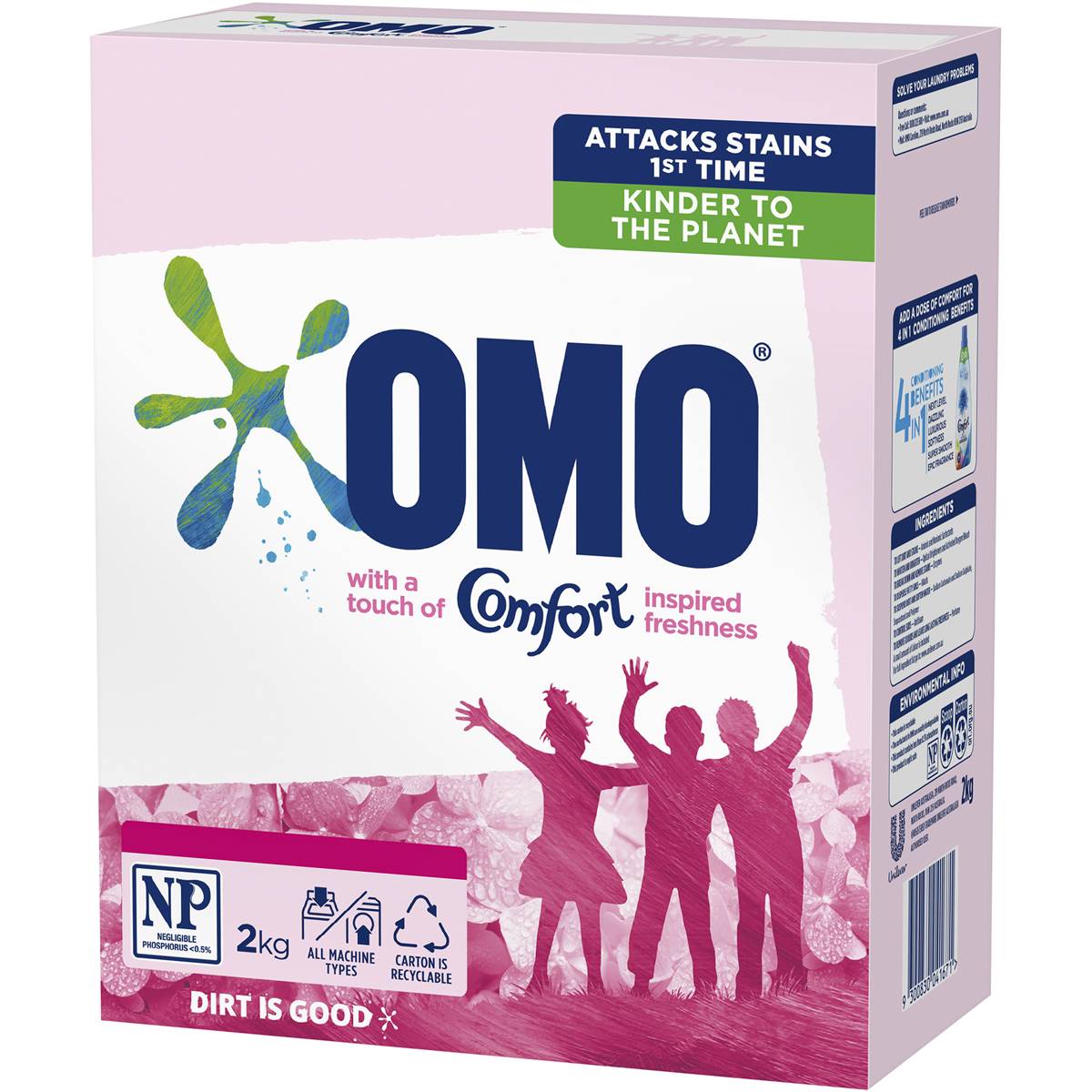 Omo Touch Of Comfort Laundry Powder 2kg | Woolworths