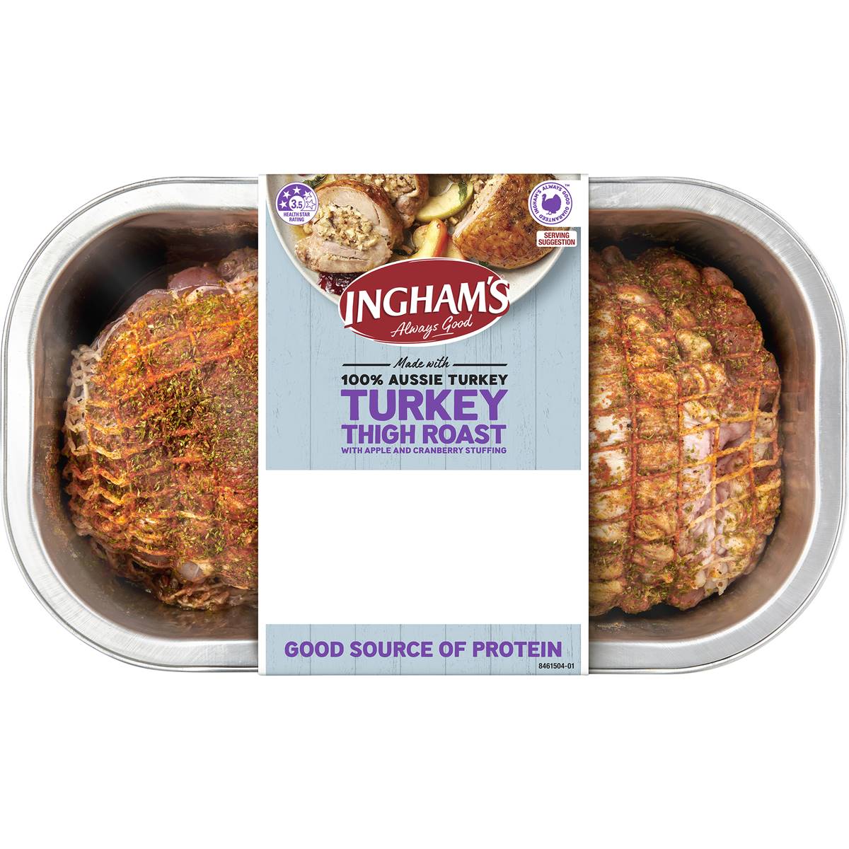 Ingham's Turkey Thigh Roast 800g - 1.2kg | Woolworths