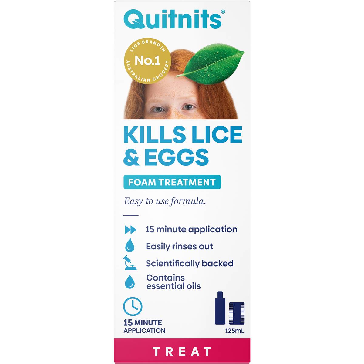 Quitnits Head Lice Foam Solution 125ml Woolworths