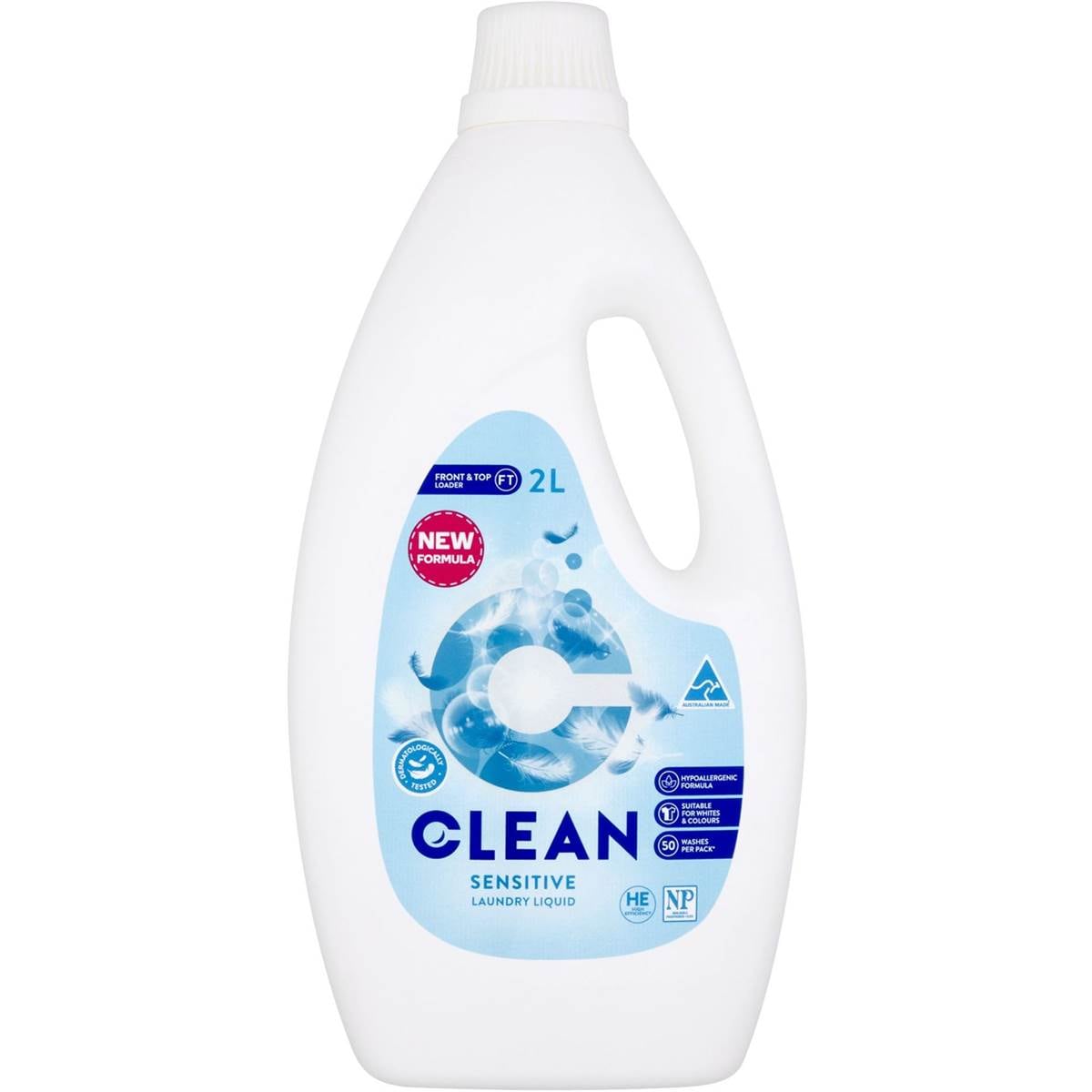 Clean Laundry Liquid Sensitive 2l | Woolworths