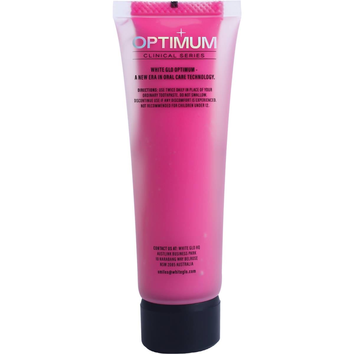 White Glo Optimum Whitening Toothpaste Watermelon Mint 100g | Woolworths