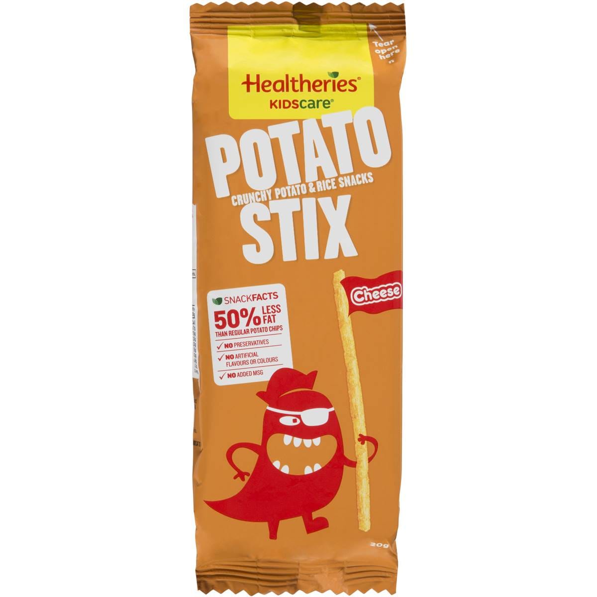 Healtheries Potato Stix Cheese Flavour 160g | Woolworths