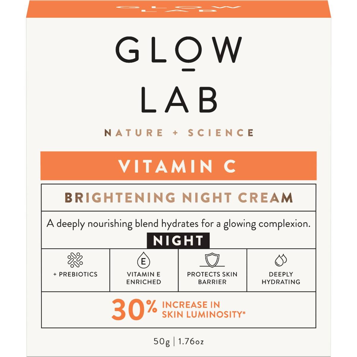 Glow Lab Night Cream 50g | Woolworths