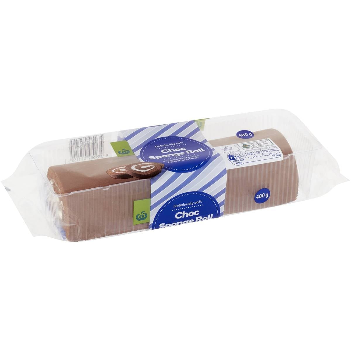 Woolworths Choc Sponge Roll 400g | Woolworths