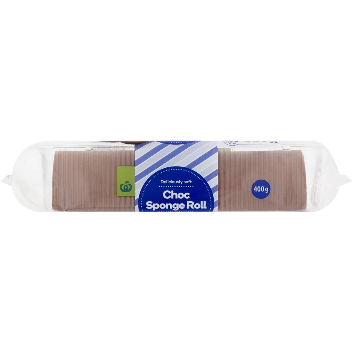 Woolworths Choc Sponge Roll 400g | Woolworths