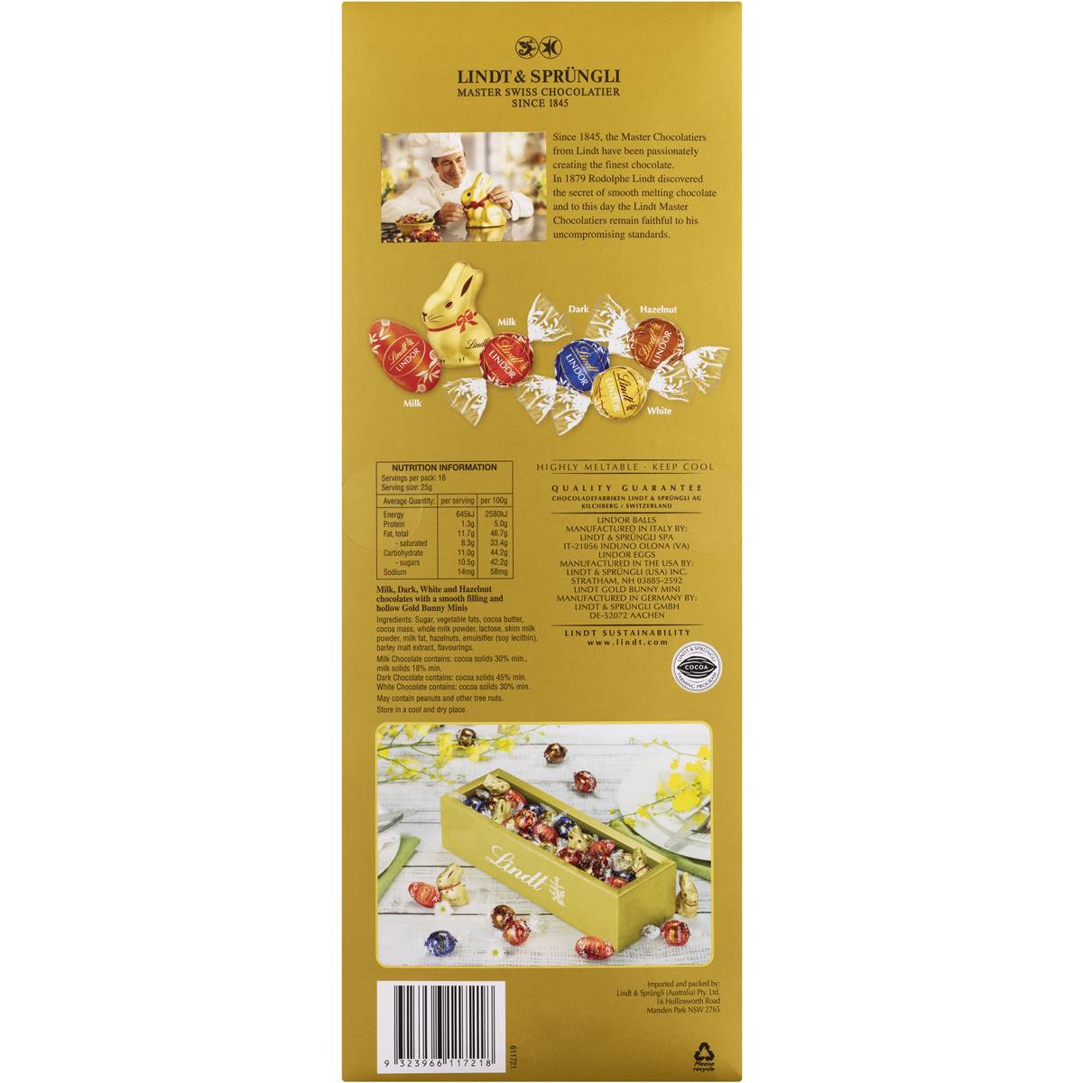 Lindt Easter Gala Gift Box Gala Gift Box 400g | Woolworths