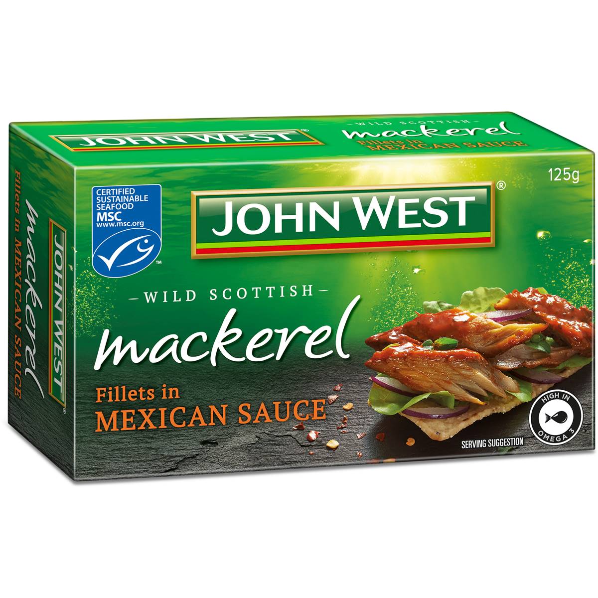 John West Mackerel Fillets In Mexican Sauce 125g | Woolworths