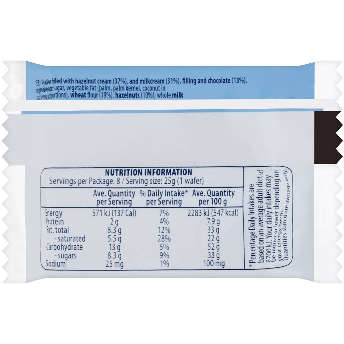 Hazelnut 8 Pack | Woolworths