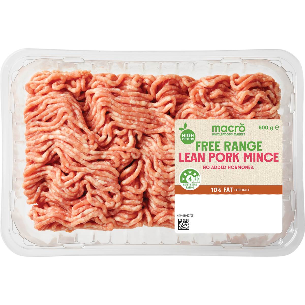 Macro Free Range Lean Pork Mince 500g | Woolworths