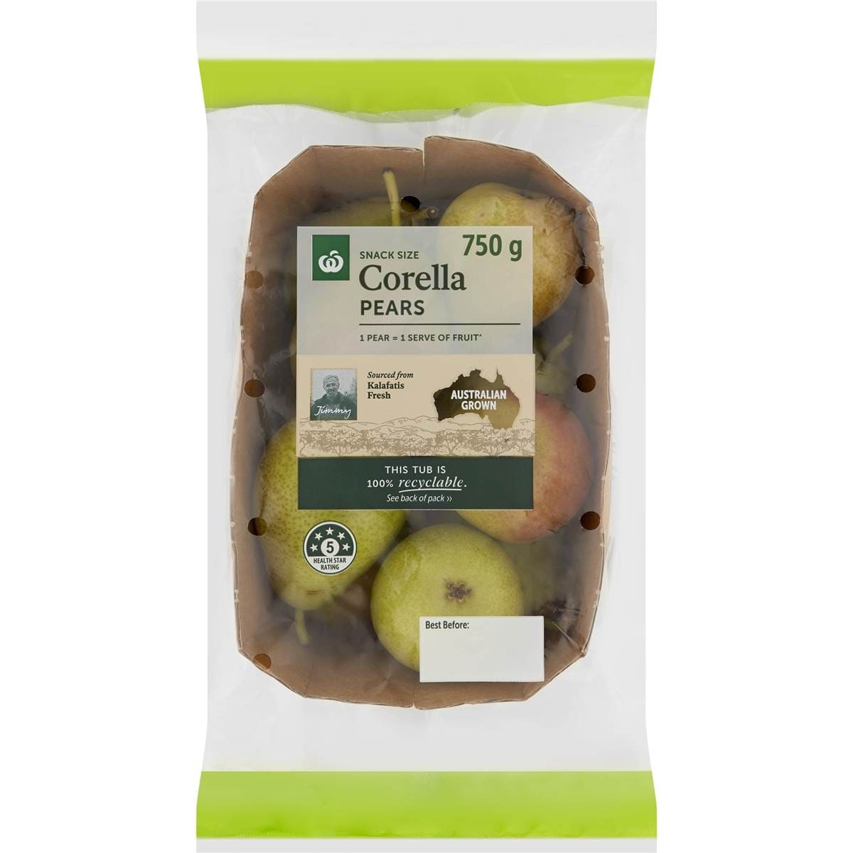 Woolworths Corella Pear 750g | Woolworths
