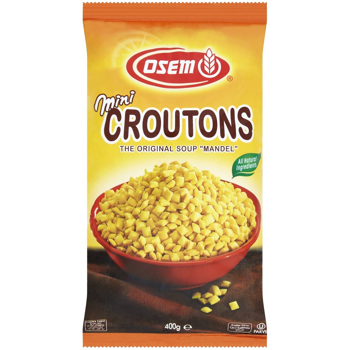 Osem Mini Croutons Soup Mandel 400g | Woolworths