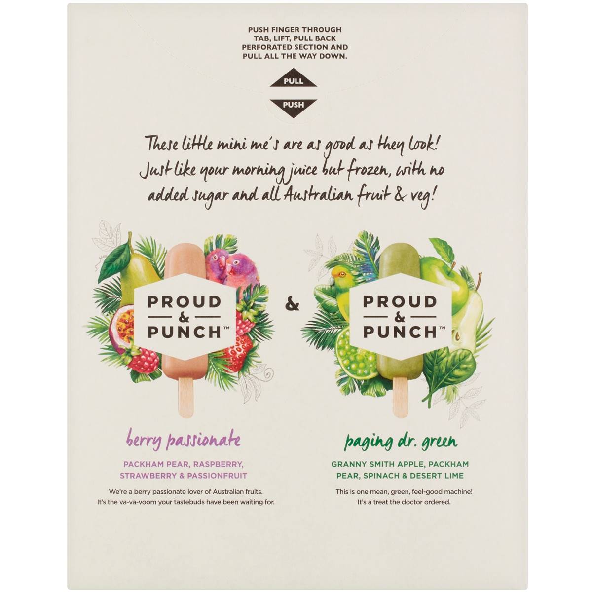 Proud & Punch Mini Pops Variety Pack 8 Pack | Woolworths