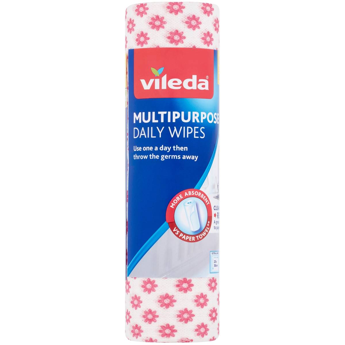 Vileda Multipurpose Daily Wipes 40 Pack | Woolworths