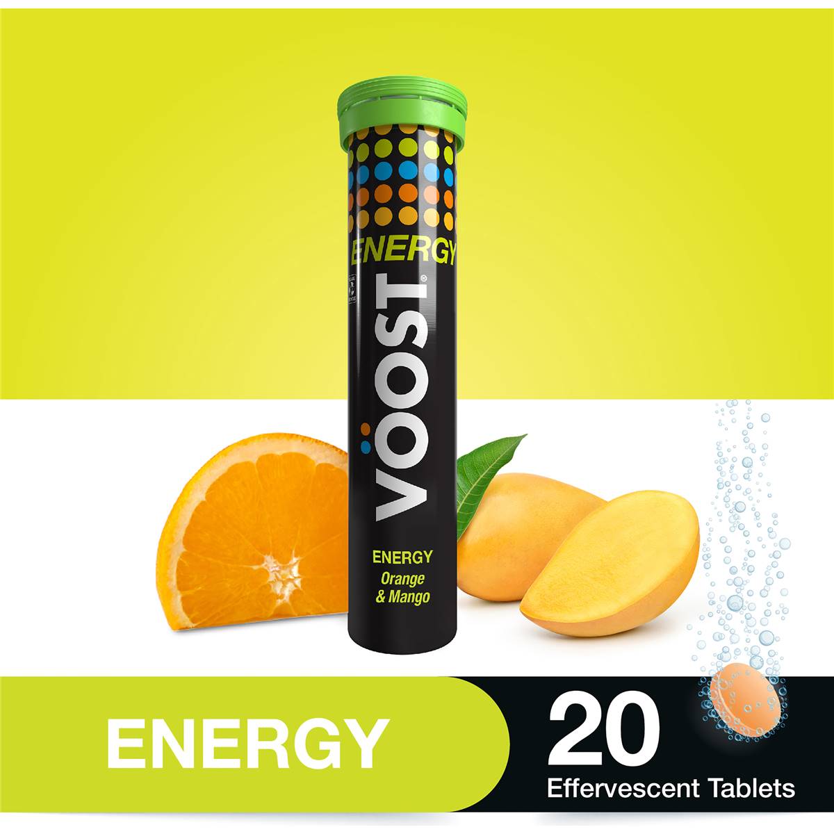 Voost Effervescent Energy Tablets 20 Pack | Woolworths