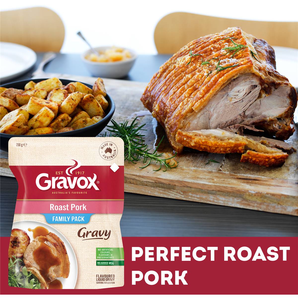 Gravox Roast Pork Family Pack Liquid Gravy Pouch 250g | Woolworths