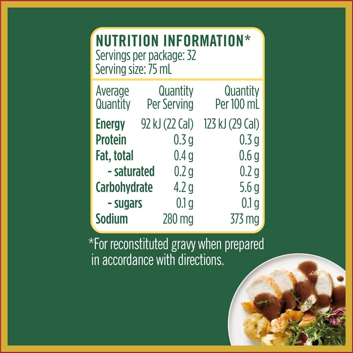 Gravox Best Chicken Gravy Mix 200g | Woolworths