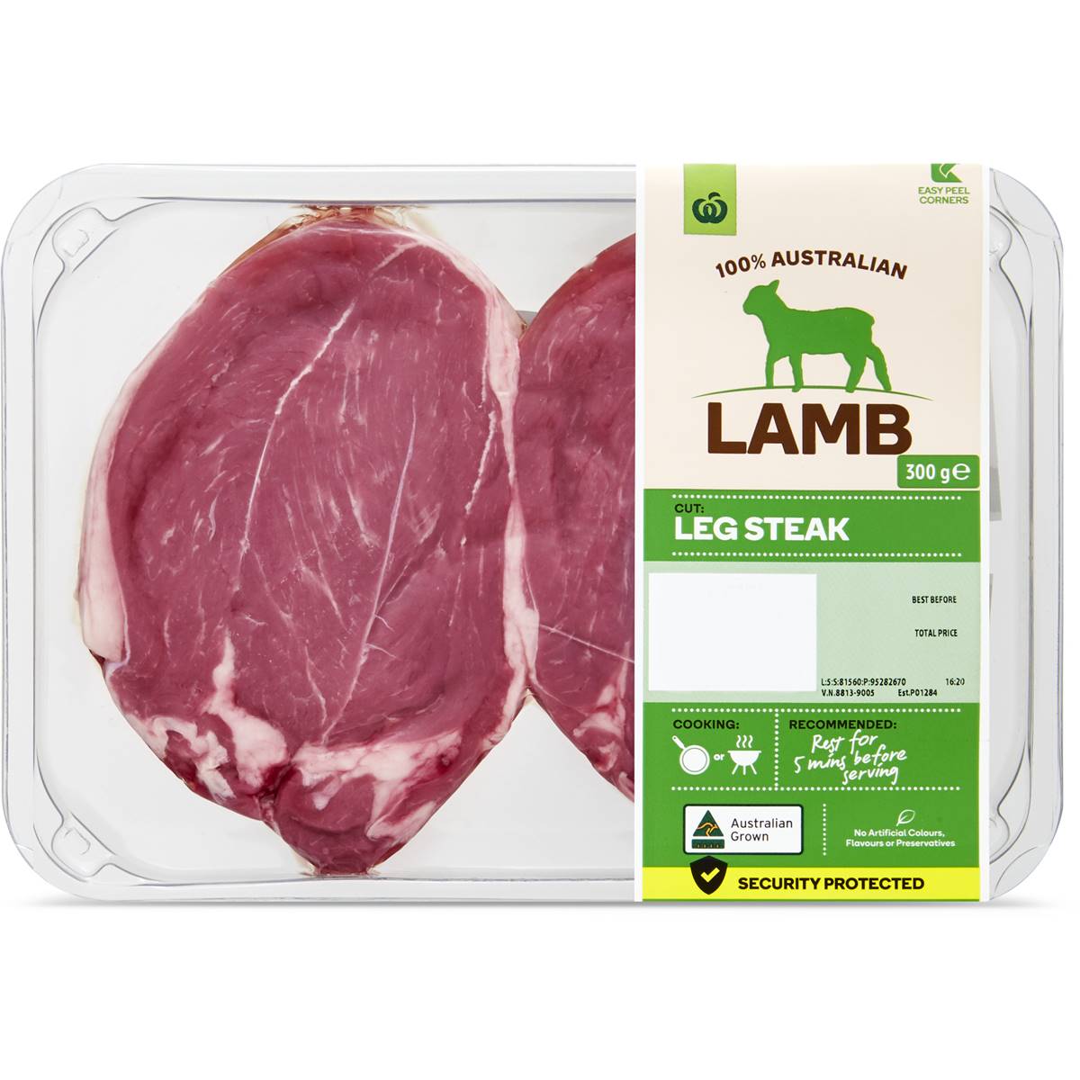 Woolworths Lamb Leg Steak 300g | Woolworths