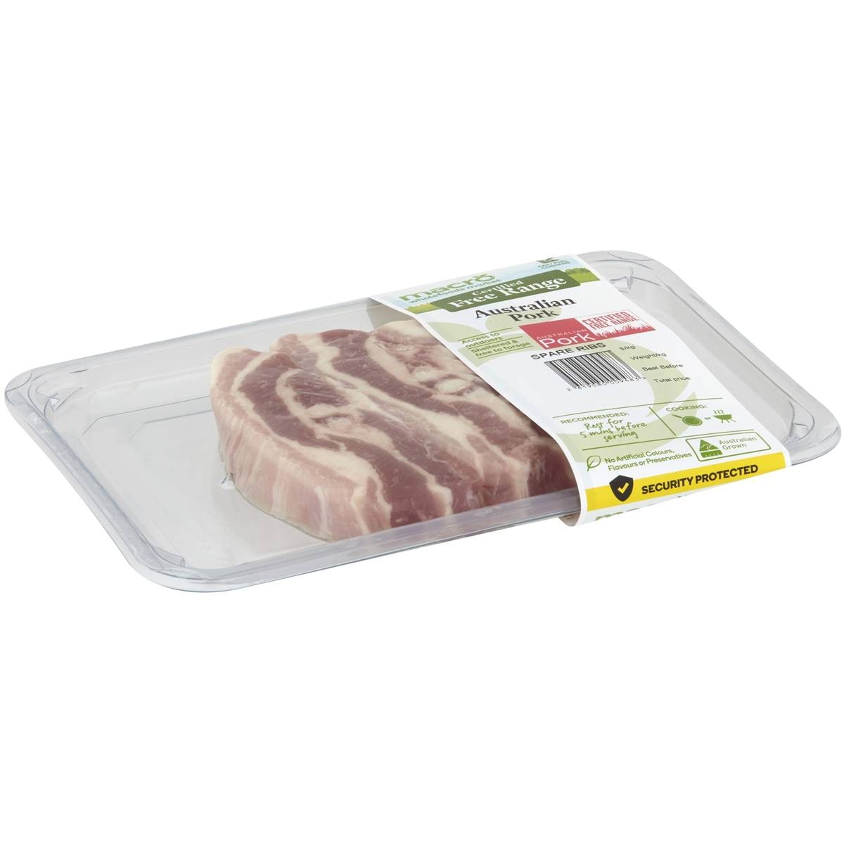 Macro Free Range Australian Pork Spare Ribs 250g - 500g | Woolworths