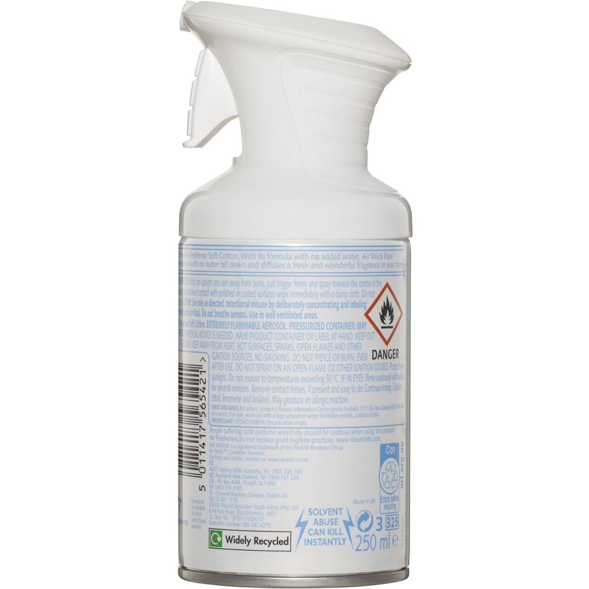 Air Wick Pure Aerosol Soft Cotton 159g | Woolworths