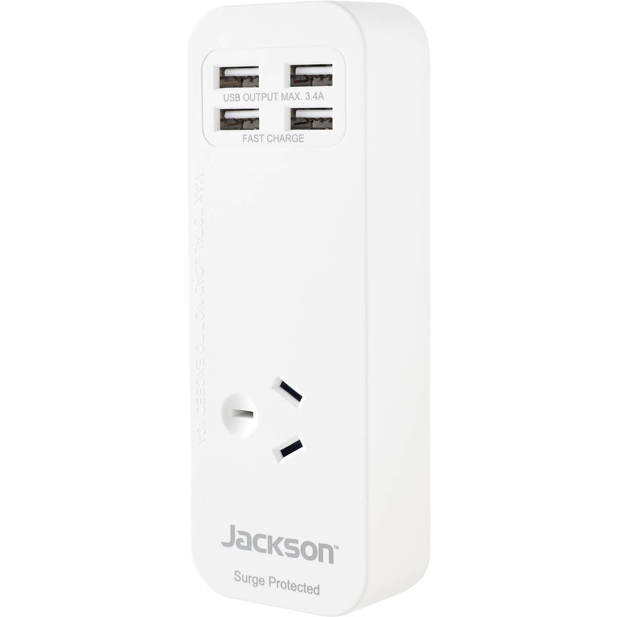 Jackson 4 Usb Outlet Portable Powerboard Each | Woolworths