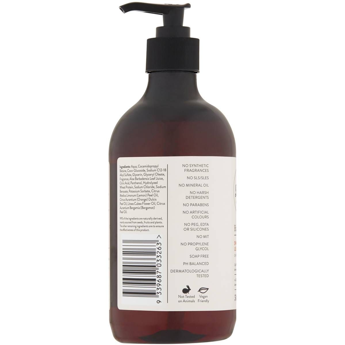 The Balnea Body Company Orange Lemon & Bergamot Hand Wash 500ml ...