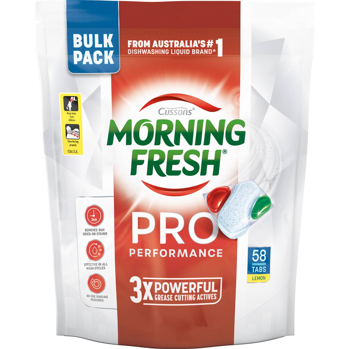Morning Fresh Pro Performance Dishwasher Tablets 58 Pack | Woolworths