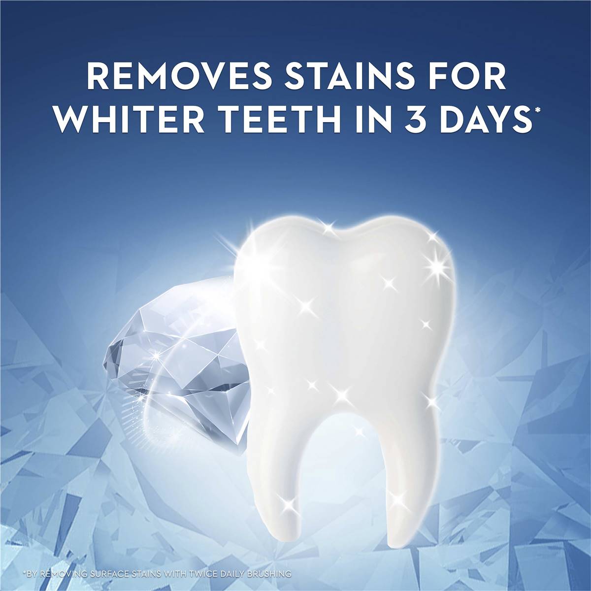 Oral-b 3d White Luxe Diamond Strong Fluoride Whitening Toothpaste 95g ...