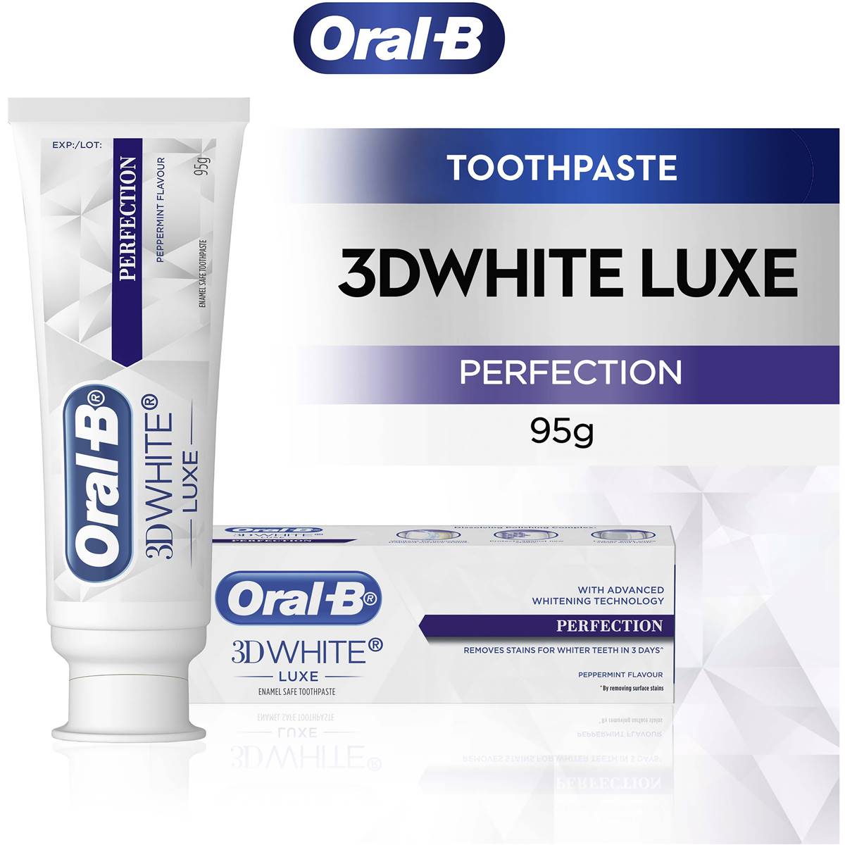 Oral-b 3d White Perfection Toothpaste Toothpaste 95g | Woolworths