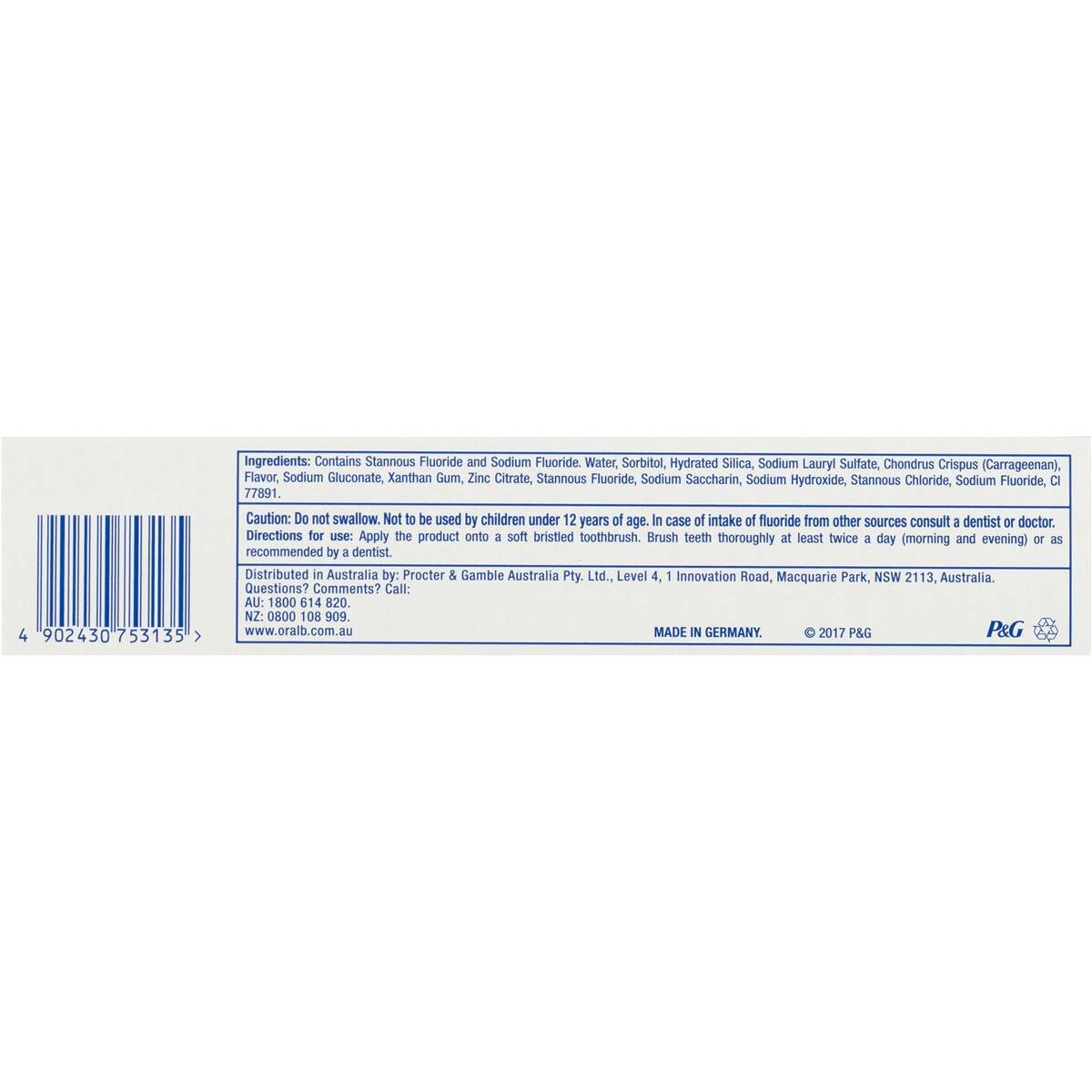 Oral-b Pro Health Fresh Mint Toothpaste 130g | Woolworths