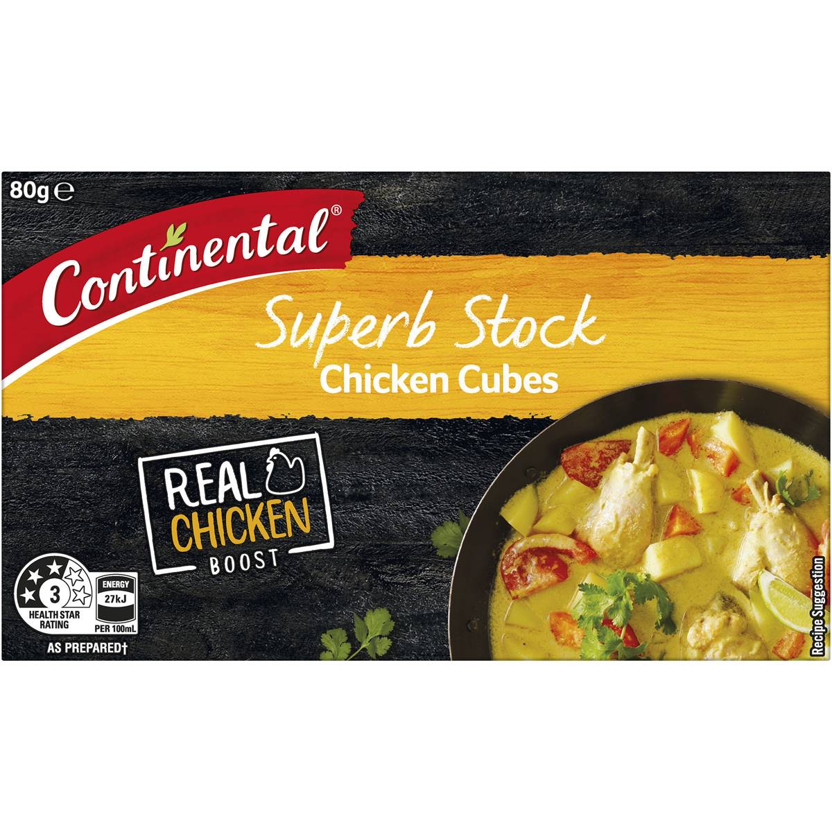 Continental Stock Cubes Chicken 80g | Woolworths