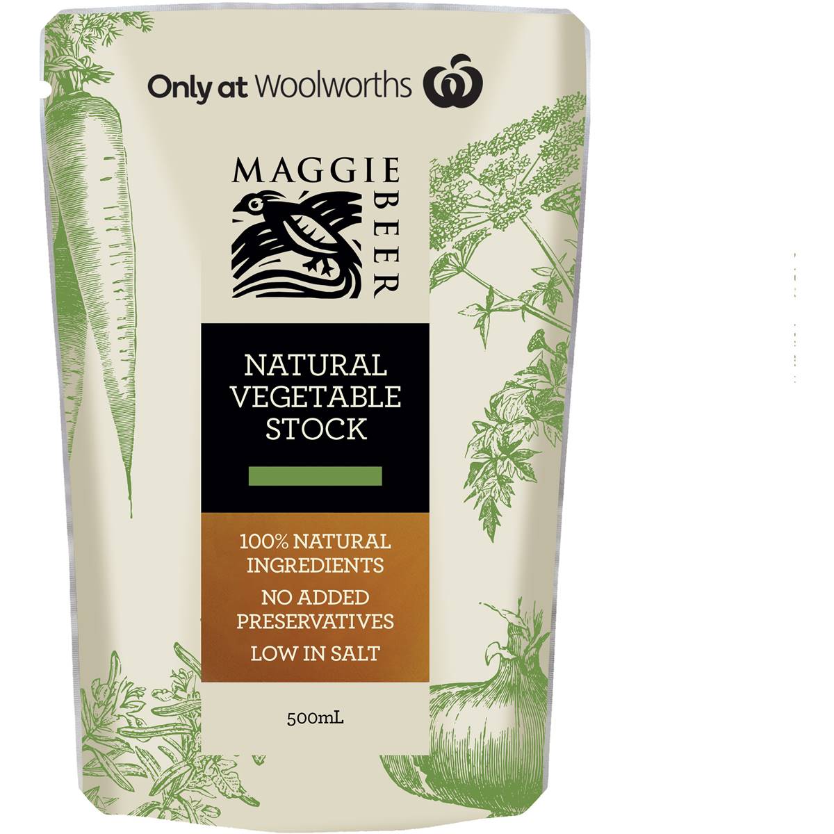 Maggie Beer Natural Vegetable Stock 500mL | Woolworths