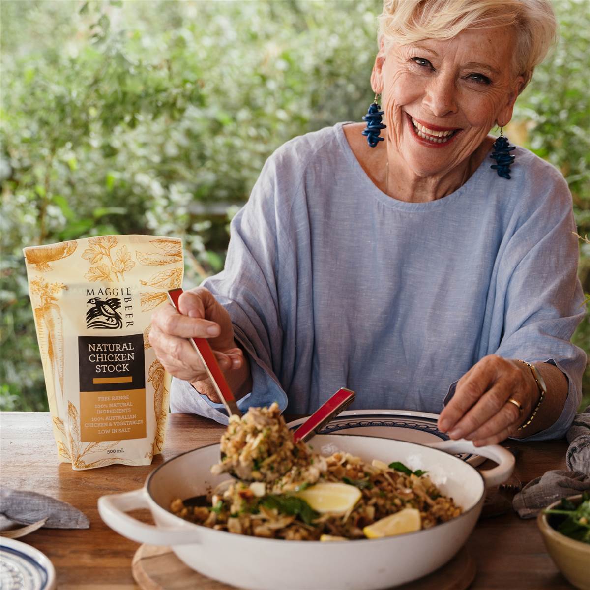 Maggie Beer Natural Chicken Stock 500ml | Woolworths