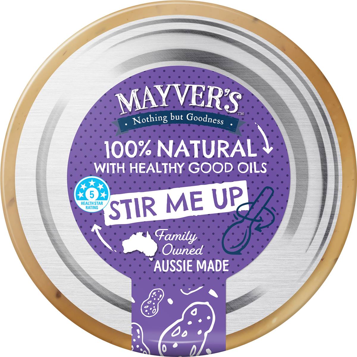 Mayver's Smunchy Protein Plus 5 Seeds Peanut Butter 375g | Woolworths