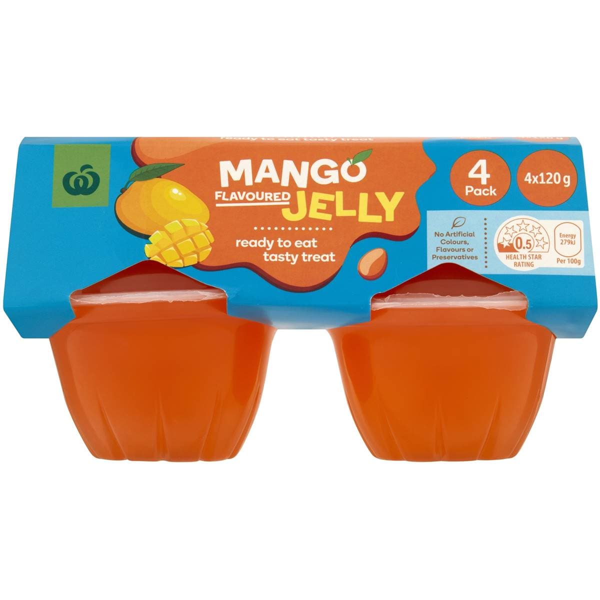Woolworths Mango Jelly 4 Pack | Woolworths