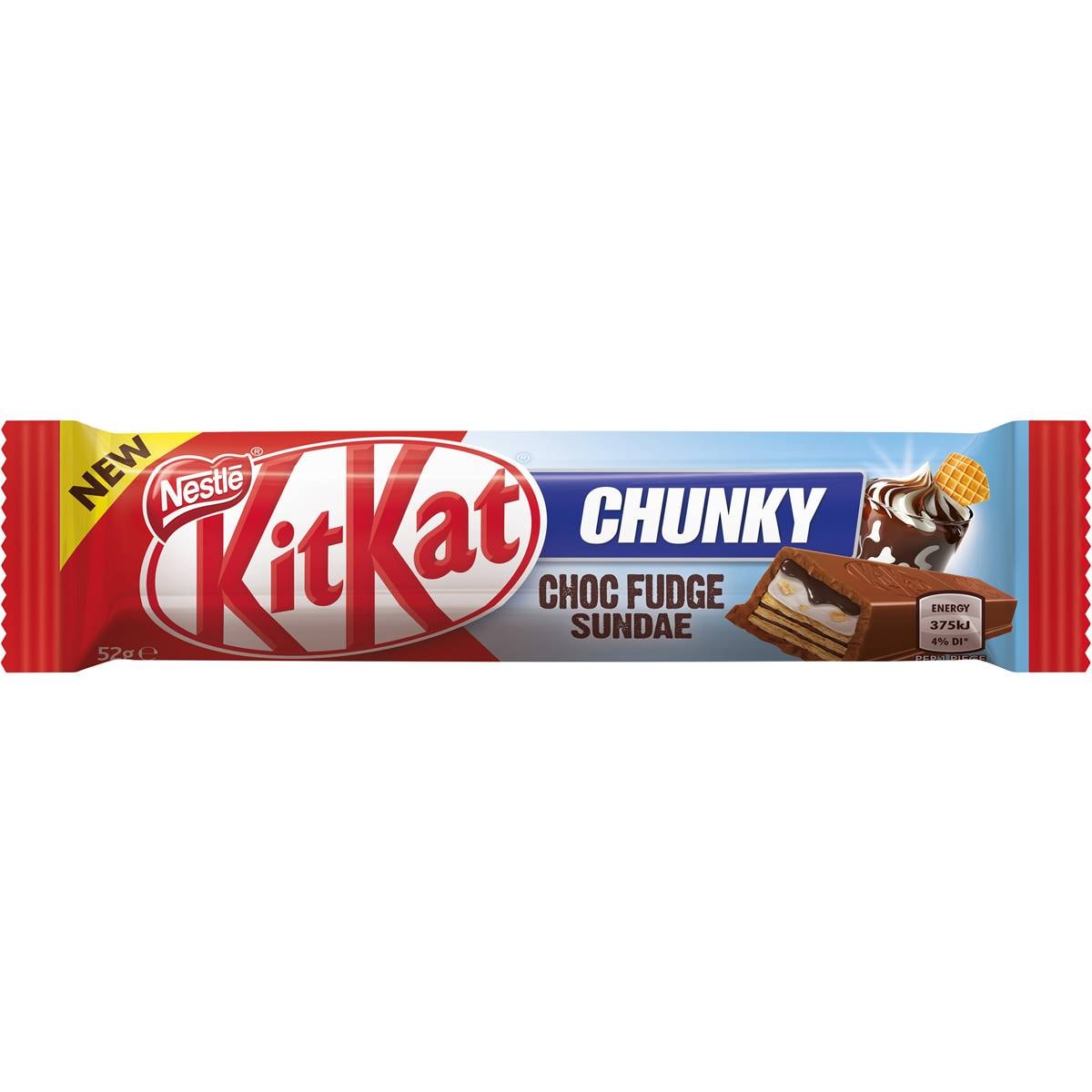 Kitkat Chunky Choc Fudge Sundae 52g | Woolworths