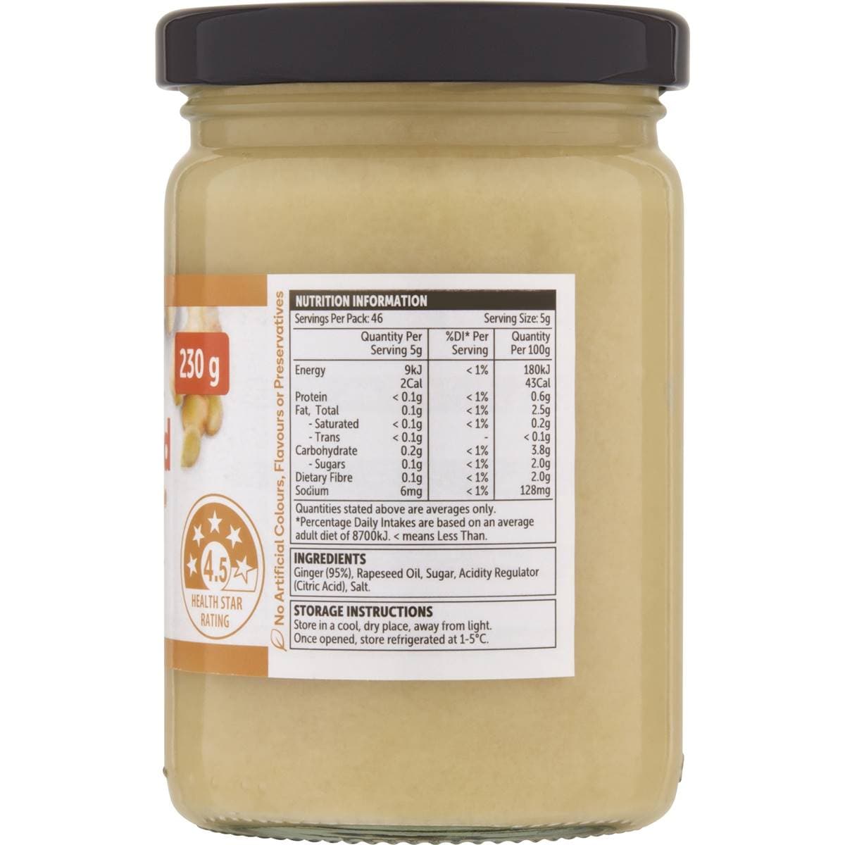 Woolworths Crushed Ginger 230g | Woolworths