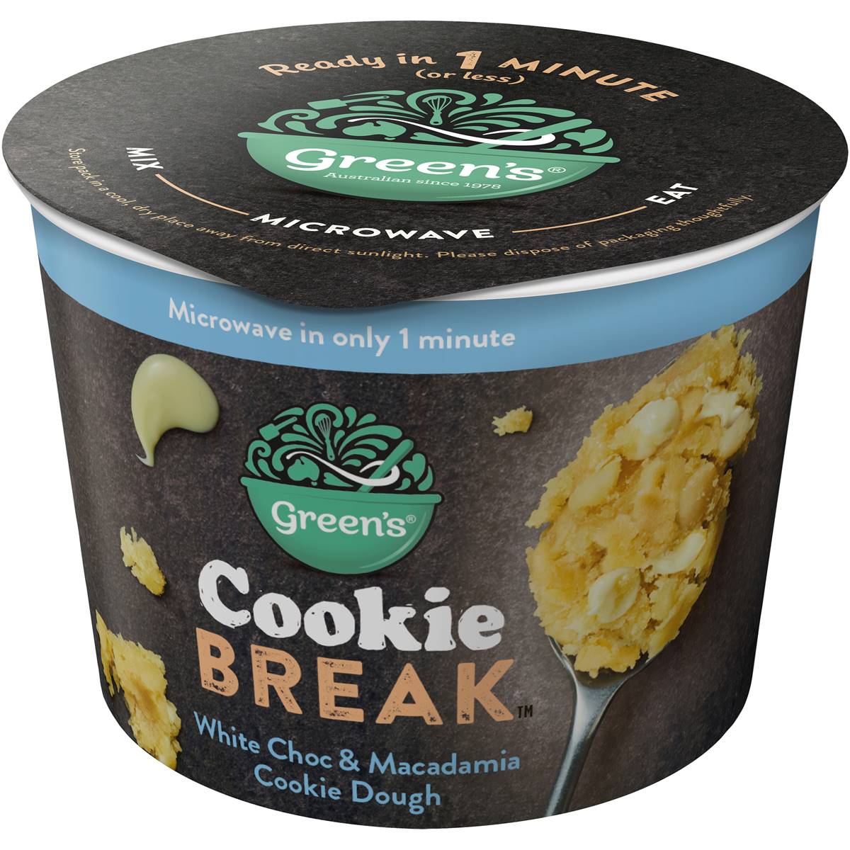 Green's Cookie Break White Choc Mcadamia 75g | Woolworths