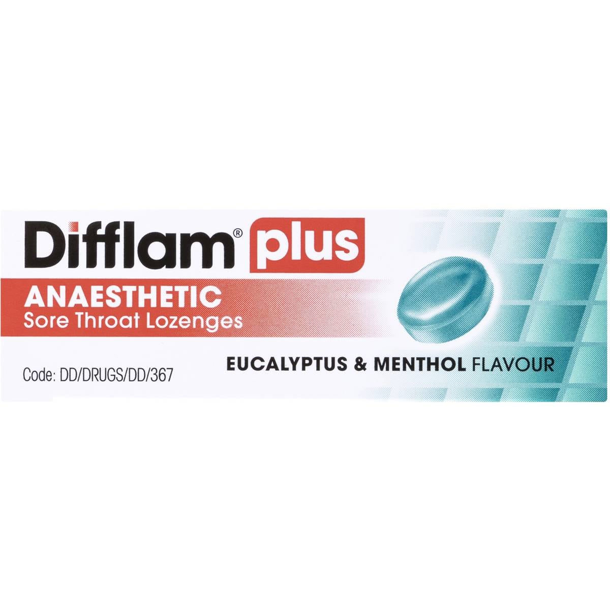 Difflam Plus Anaesthetic Lozenges Menthol & Eucalyptus 16 Pack | Woolworths