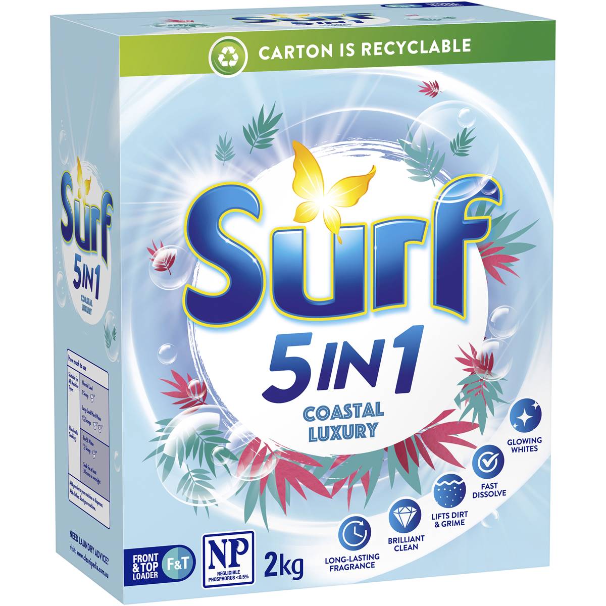 Surf Coastal Luxury Laundry Powder 2kg | Woolworths