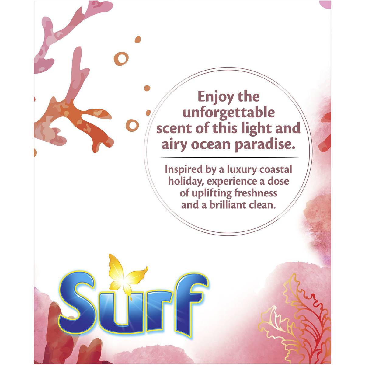 Surf Coral Calm Laundry Powder 2kg | Woolworths