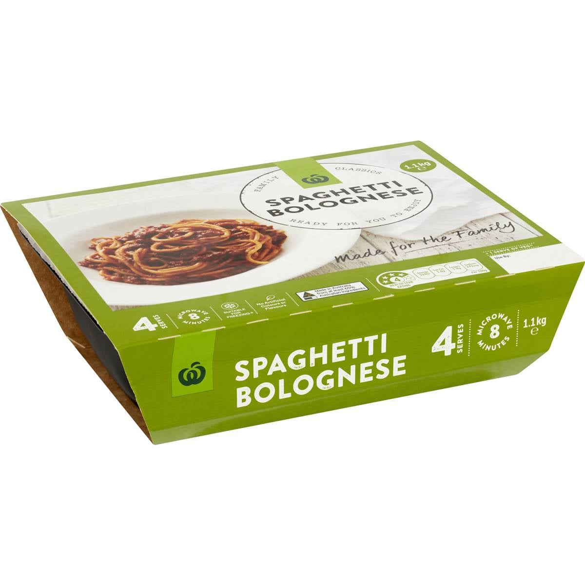 Woolworths Spaghetti Bolognese Chilled Meal 1.1kg | Woolworths