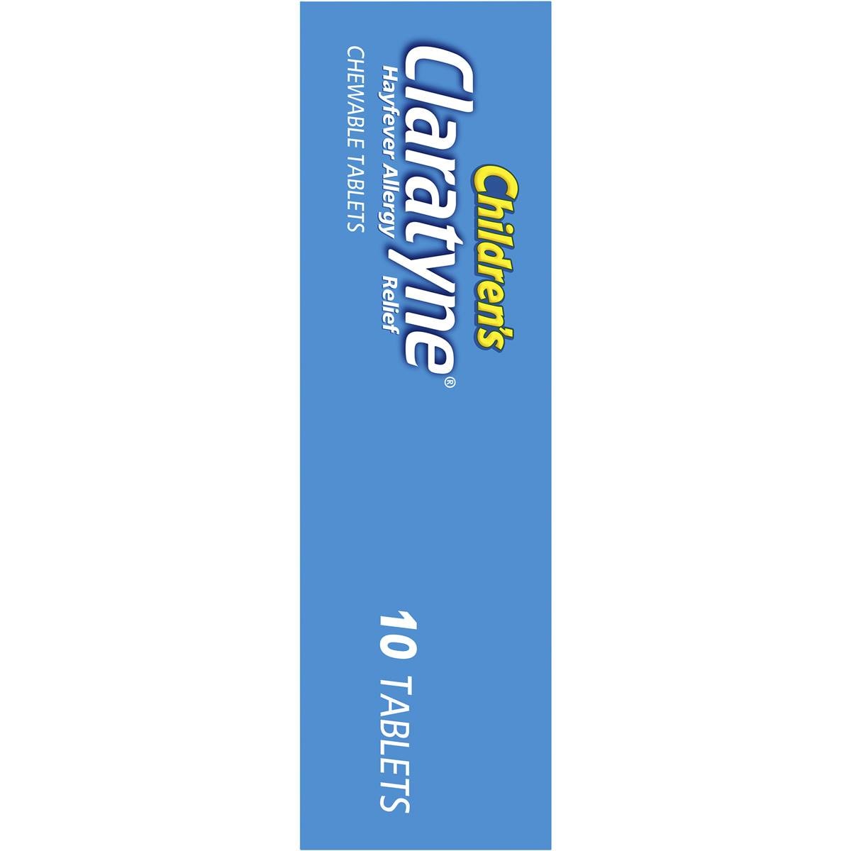 Claratyne Children's Hayfever Allergy Relief Antihistamine Tablets 10 ...