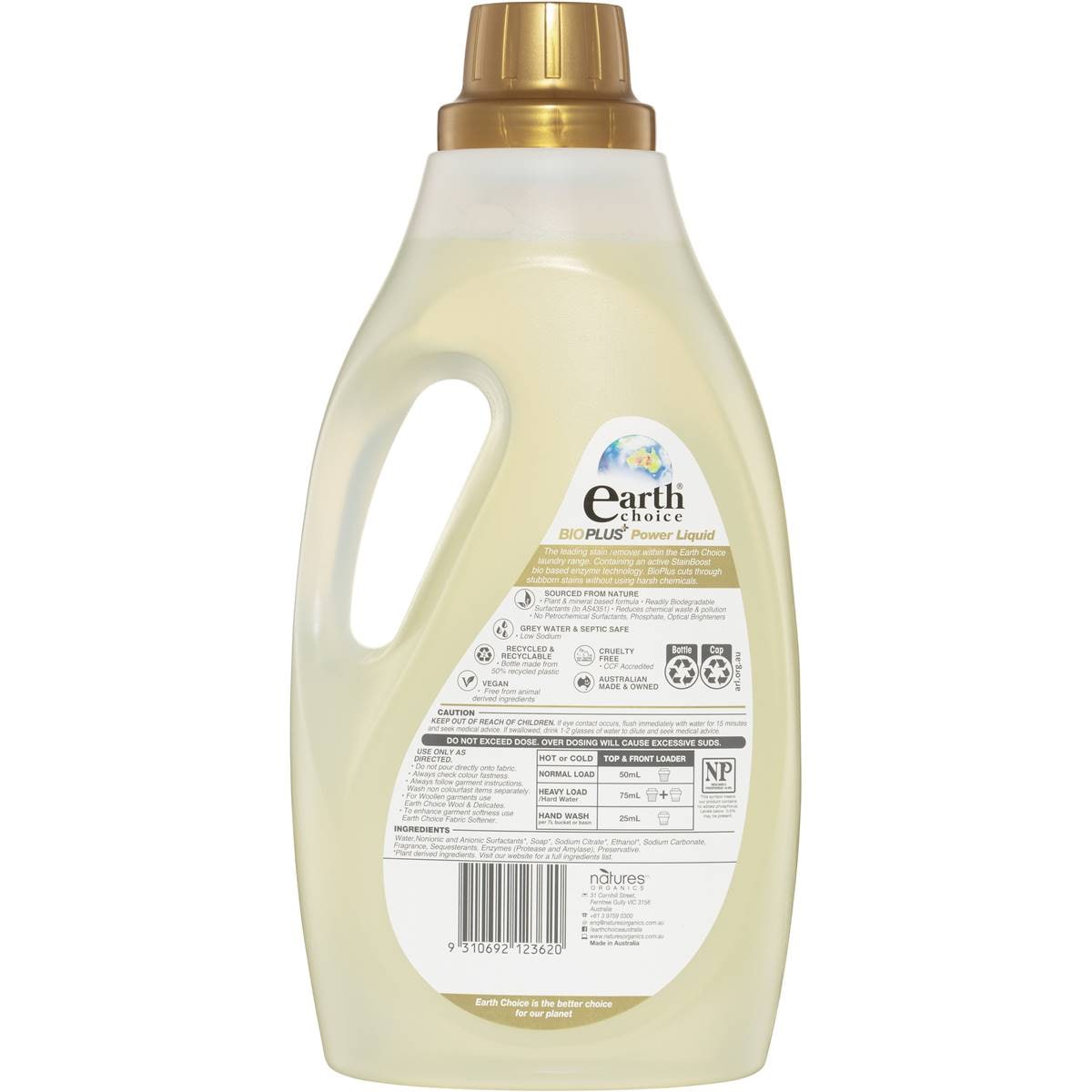 Earth Choice Bio Plus Laundry Liquid 2l | Woolworths
