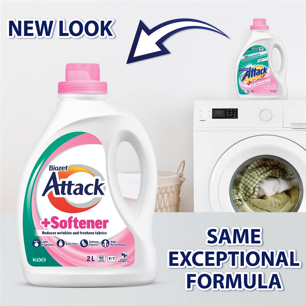 Biozet Attack Liquid With Softener 2l | Woolworths