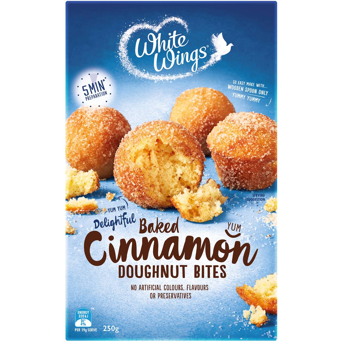 White Wings Donut Bites 250g | Woolworths