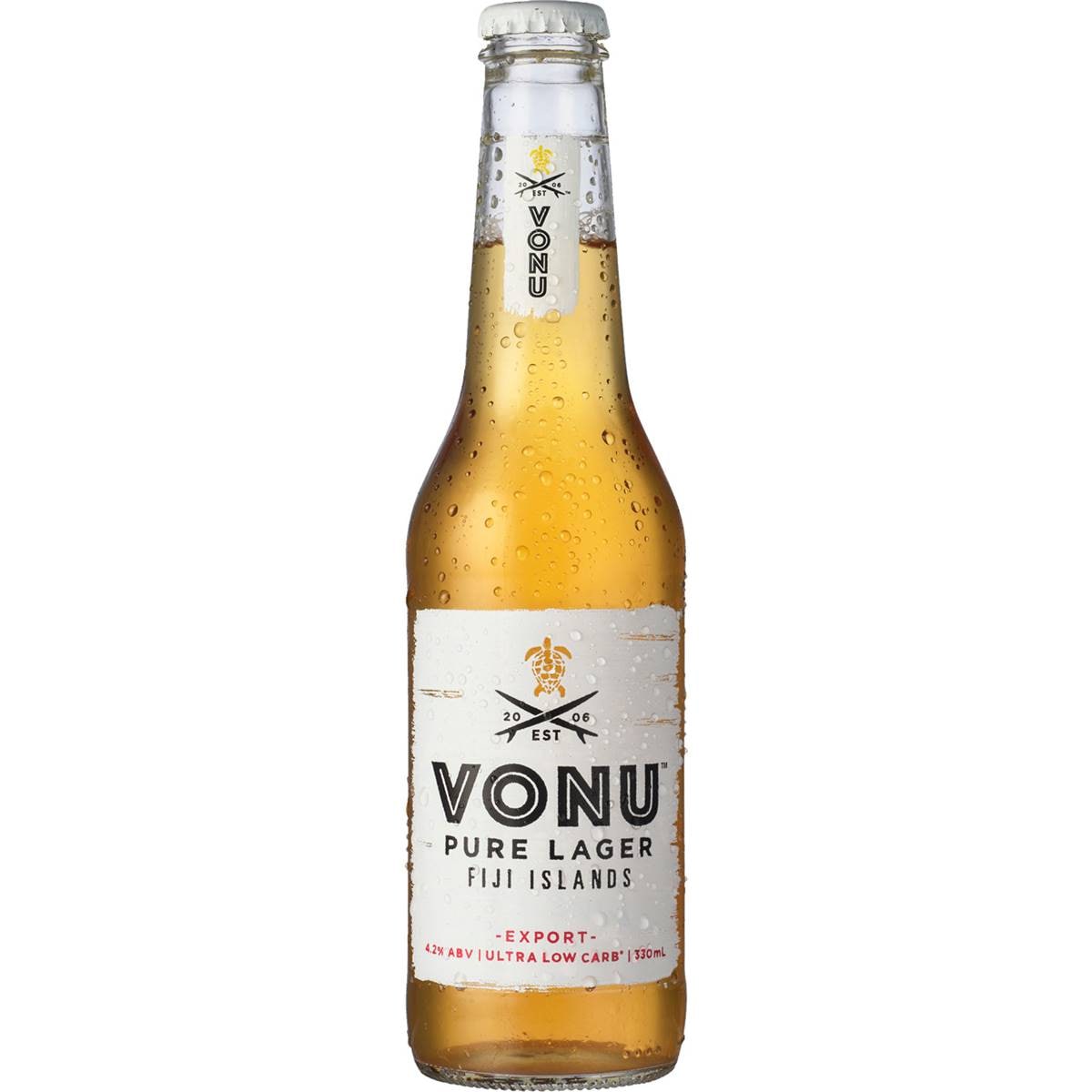 Vonu Fiji Islands Pure Lager 330ml | Woolworths