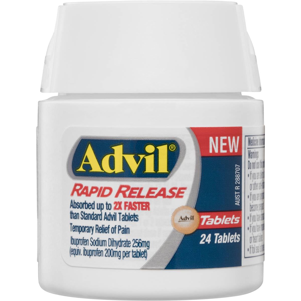Advil Rapid Release Tablets 24 Pack | Woolworths