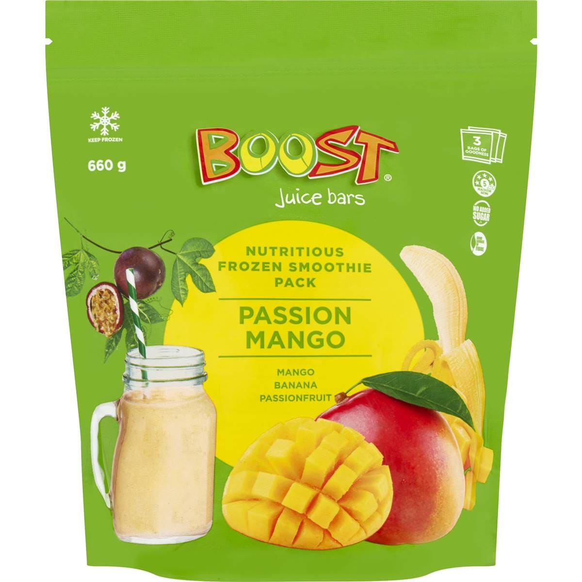 Boost Smoothie Mix Passion Mango 3 Pack | Woolworths