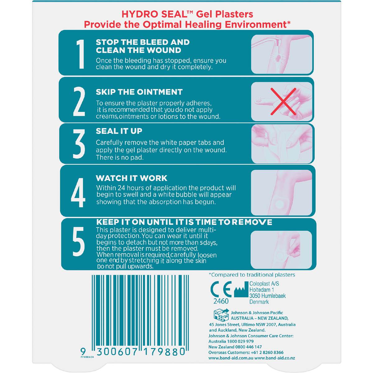 Band-aid Advanced Healing Hydro Seal Jumbo 3 Pack | Woolworths